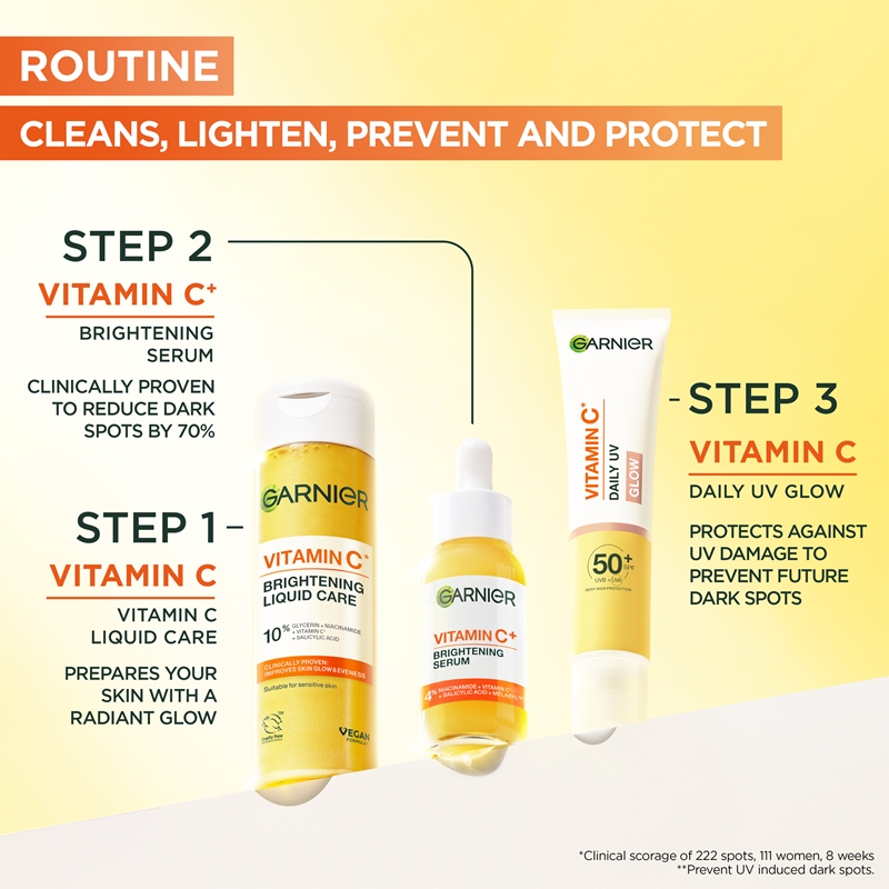 Garnier Vitamin C Bright Complete brightening essence with vitamin C ...