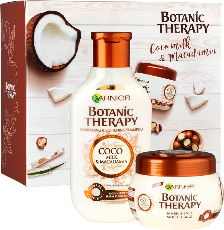 Garnier Botanic Therapy Coco Milk & Macadamia coffret I. (para cabelo ...