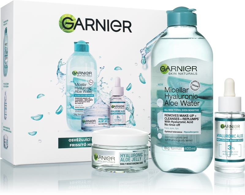 Garnier Skin Naturals Hyaluronic Aloe Gift Set (for intensive hydration ...