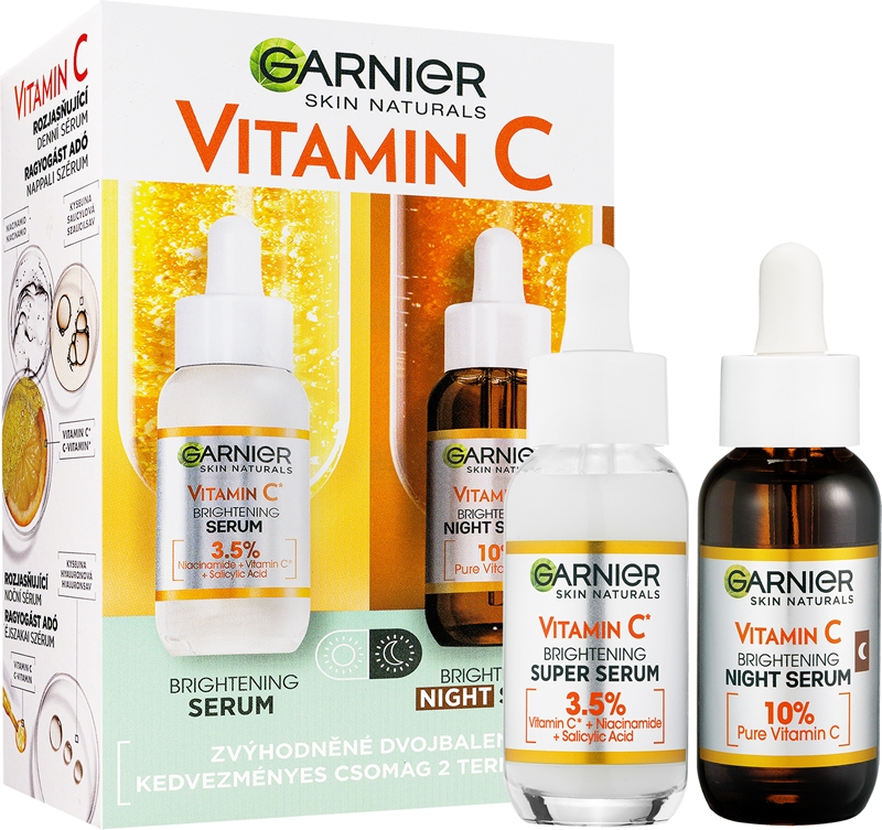 Garnier Skin Naturals Vitamin C kit soins visage 2 x 30 ml | notino.fr