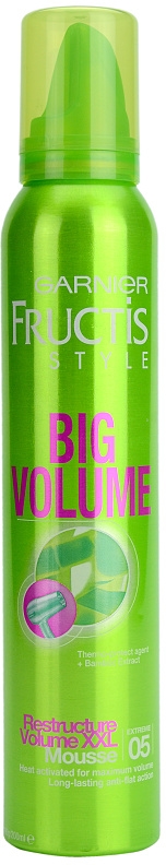 Garnier Fructis Style Big Volume mousse fixante pour donner du volume ...