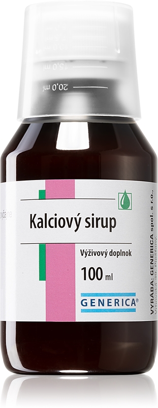 Generica Kalciový sirup sirup s vápníkem recenze | notino.cz