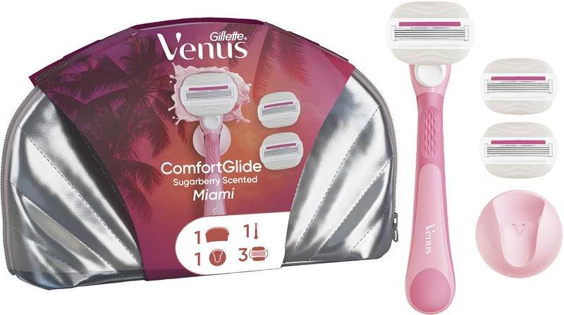 Gillette Venus Comfortglide Sugarberry Miami Gift Set gift set for ...