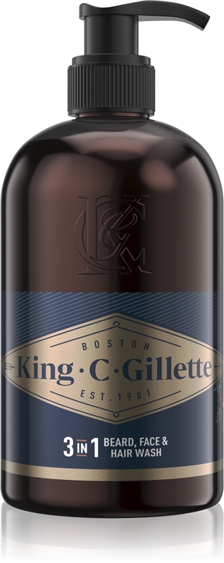 Gillette King C. Beard & Face Wash beard shampoo | notino.co.uk