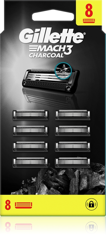 Gillette Mach3 Charcoal Резервни остриета | notino.bg