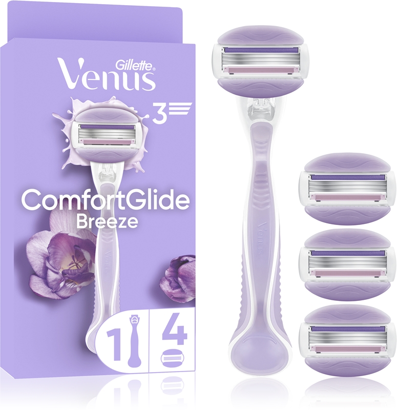Gillette Venus ComfortGlide Breeze Razor + Replacement Heads | notino.ie