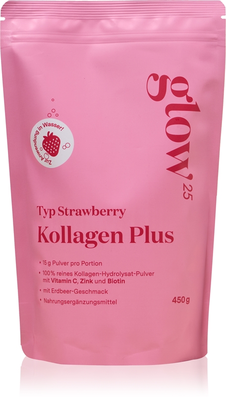 Glow25 Collagen Plus boisson instantanée au collagène à la vitamine C ...