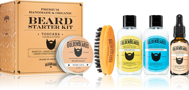 Golden Beards Starter Beard Kit Toscana gift set for beard | notino.co.uk