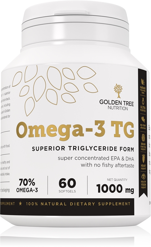 Golden Tree Omega-3 TG Nahrungsergänzungsmittel für Ihr Wohlbefinden ...