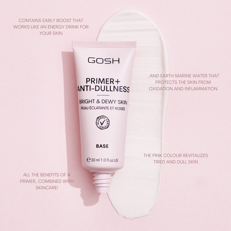 GOSH COPENHAGEN Primer Plus + Kirgastav meigi aluskreem | notino.ee