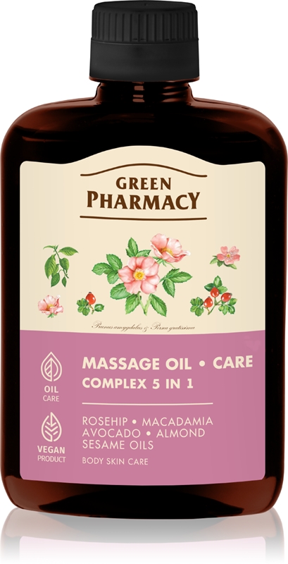 Green Pharmacy Complex 5in1 Massage Oil huile de massage | notino.fr