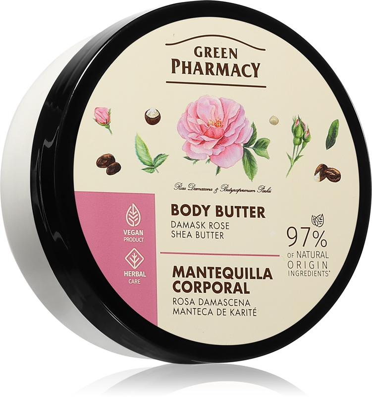 Green Pharmacy Damask Rose & Shea Butter Body Butter intensywnie ...