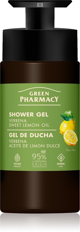 Green Pharmacy Verbena & Sweet Lemon Oil Gel douche | notino.fr