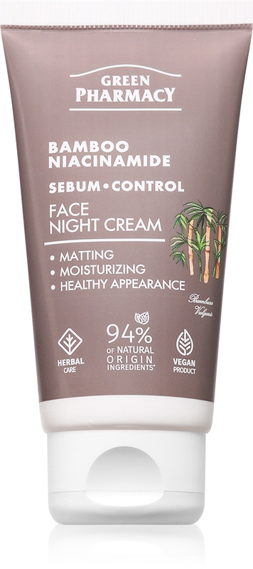Green Pharmacy Bamboo & Niacinamide Night Face Cream Hydrating Night ...