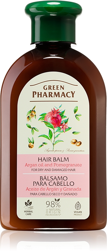 Green Pharmacy Argan Oil & Pomegranate Hair Balm Balm for dry and ...