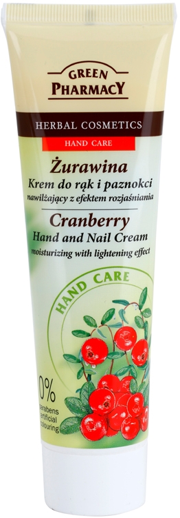 Green Pharmacy Hand Care Cranberry Moisturizing Hand Cream and Nail ...