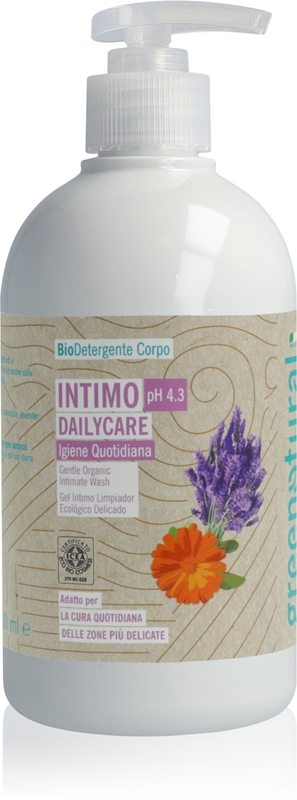 Greenatural Intimate Wash Gel Dailycare pH 4,3 BIO Gel for Intimate ...