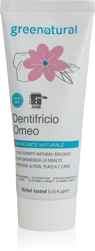 Greenatural Homeopathic Toothpaste Green Tea & Lemon Homeopathic ...