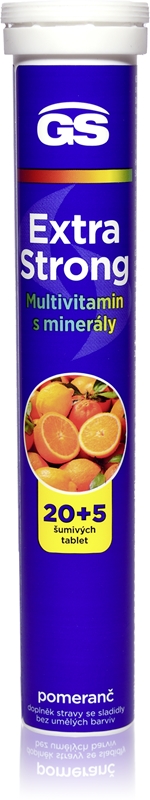GS Multivitamin s minerály šumivé tablety s multivitamínovým komplexom ...