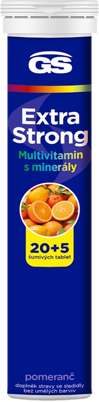 GS Multivitamin s minerály šumivé tablety s multivitamínovým komplexem ...
