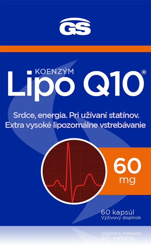 GS Koenzym Lipo Q10 60 mg kapsle s koenzymem Q10 | notino.cz