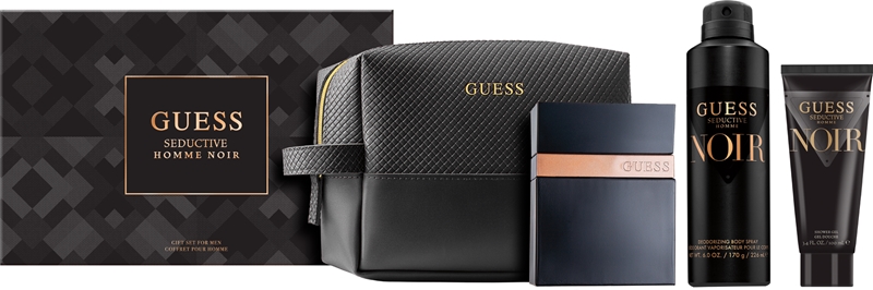 Guess Seductive Homme Noir Geschenkset für Herren