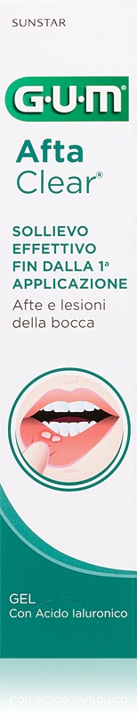 G.U.M Afta Clear Gel gel para las aftas y otras lesiones leves en la boca | notino.es