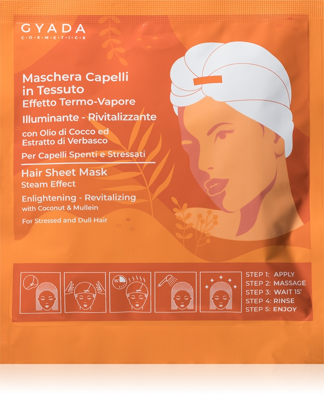Gyada Cosmetics Revitalizzante Revitalising Hair Mask with a warming ...