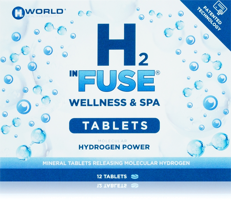 H2 InFuse 12 tablets Wellness & Spa Molecular hydrogen® Bath Tablets ...