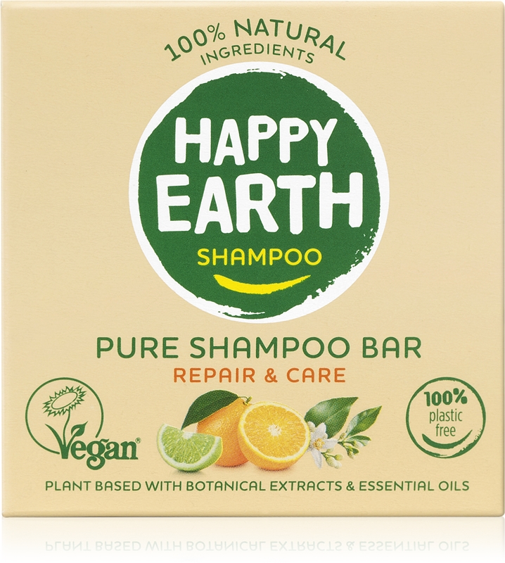 Happy Earth 100% Natural Shampoo Bar Dry & Damaged hair Shampoo-bar til ...