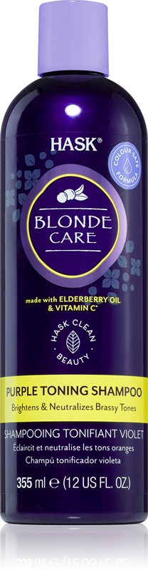 HASK Blonde Care Purple Shampoo shampoo viola neutralizzante per toni ...