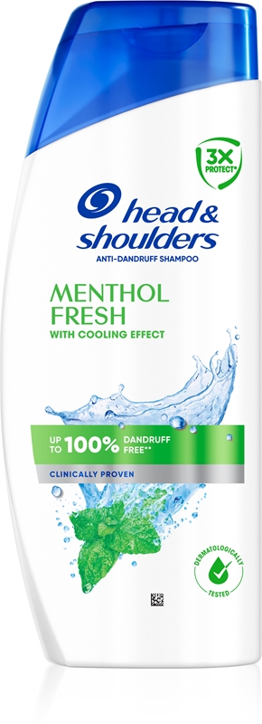 Head & Shoulders Menthol Fresh anti-dandruff shampoo with cooling ...