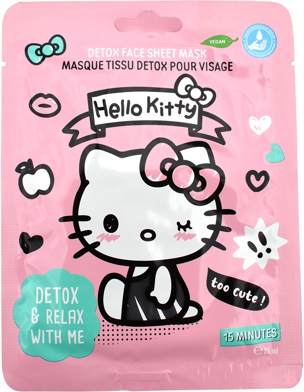 Hello Kitty Face Mask Masque visage en tissu à usage unique | notino.fr