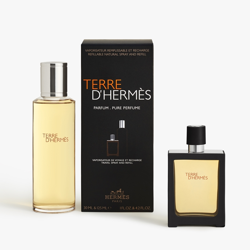 HERMÈS Terre d’Hermès perfume for men + one refill | notino.co.uk