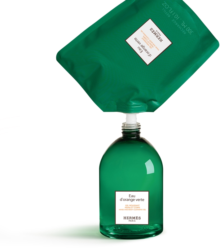 HERMÈS Le Bain Eau d'orange verte żel oczyszczający do rąk i ciała ...