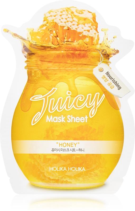 Holika Holika Juicy Mask Sheet Honey extra hydrating and nourishing ...
