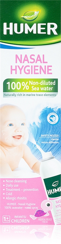 Humer Nasal hygiene 100% morská voda Kids nosný sprej | notino.sk