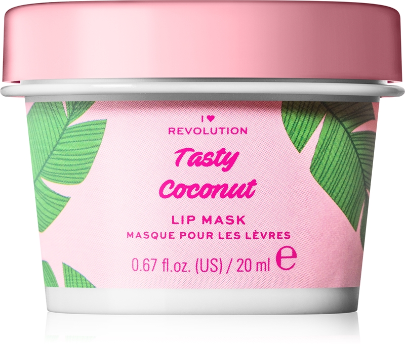 I Heart Revolution Tasty Coconut hydrating lip mask with coconut oil ...