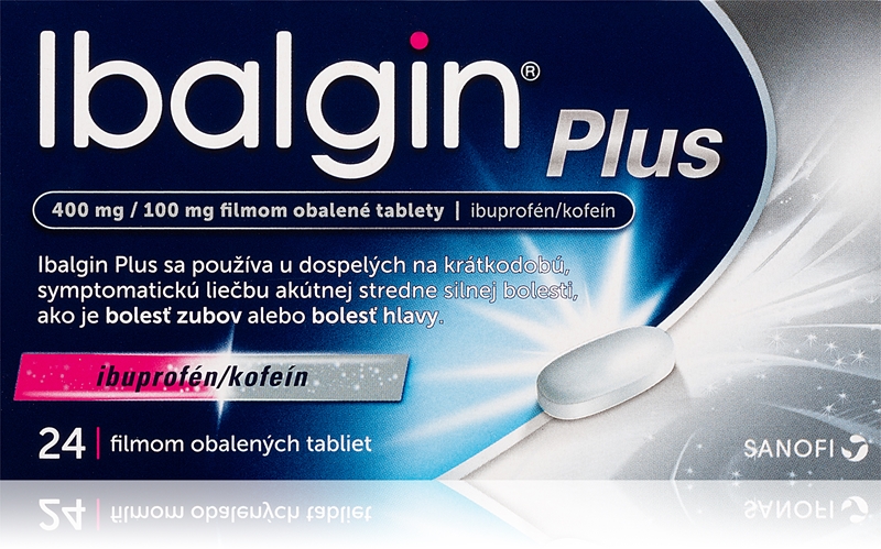 Ibalgin Ibalgin Plus 400mg/100mg filmom obalené tablety | notino.sk