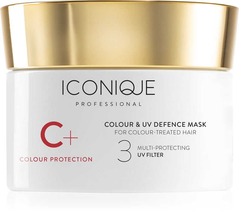 ICONIQUE C+ Colour Protection Colour & UV defence mask intense hair ...