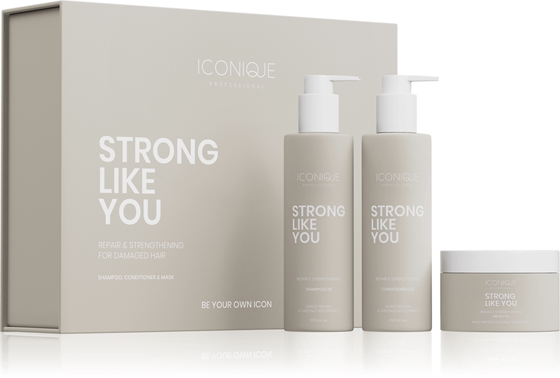 ICONIQUE Professional STRONG LIKE YOU Repair & Strengthening Set sada ...