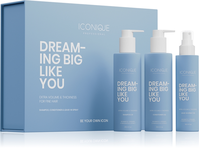 ICONIQUE Professional DREAMING BIG LIKE YOU Volume & Thickness Set ...