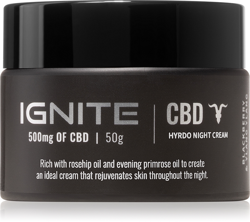 Ignite CBD Lavender 500mg creme noturno hidratante | notino.pt