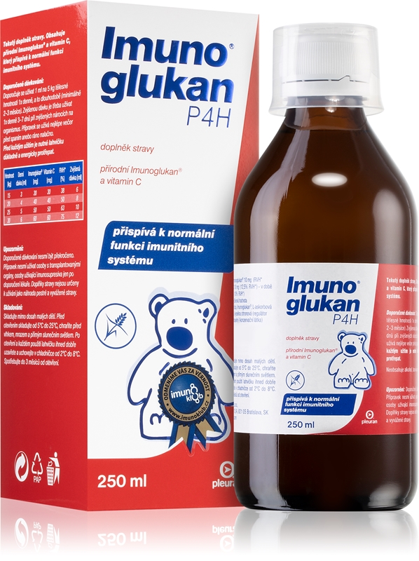 Imunoglukan P4H Imunoglukan P4H sirup sirup pro podporu imunitního ...