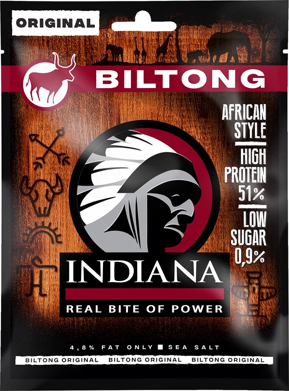 Indiana Jerky Biltong Original Trockenfleisch/Jerky Rind ️ notino.de