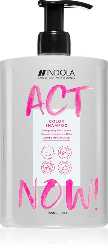 Indola Act Now! Color Radiance Shampoo for colour protection | notino.ie