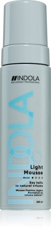 Indola Light Mousse Hair Mousse for natural hold | notino.ie