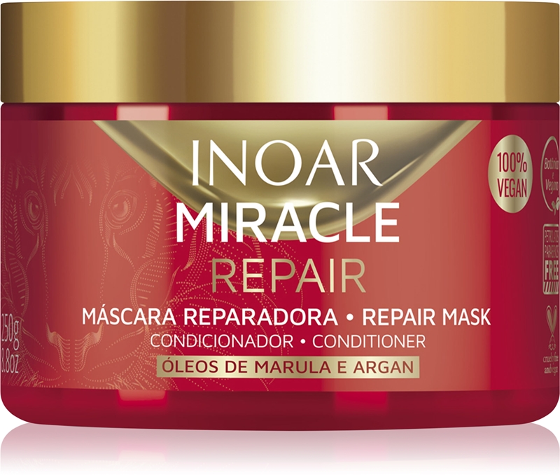 INOAR Miracle Repair Regenerating Mask for dry and damaged hair | notino.ie