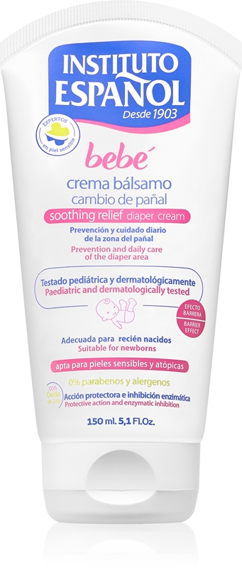 Instituto Español Tubo Crema Balsamo Pañal Linea Bebe crema | notino.es
