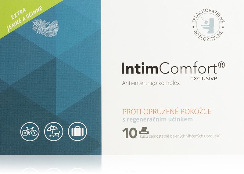 Intim Comfort Anti-intertrigo complex extra gentle cleansing wipes to ...